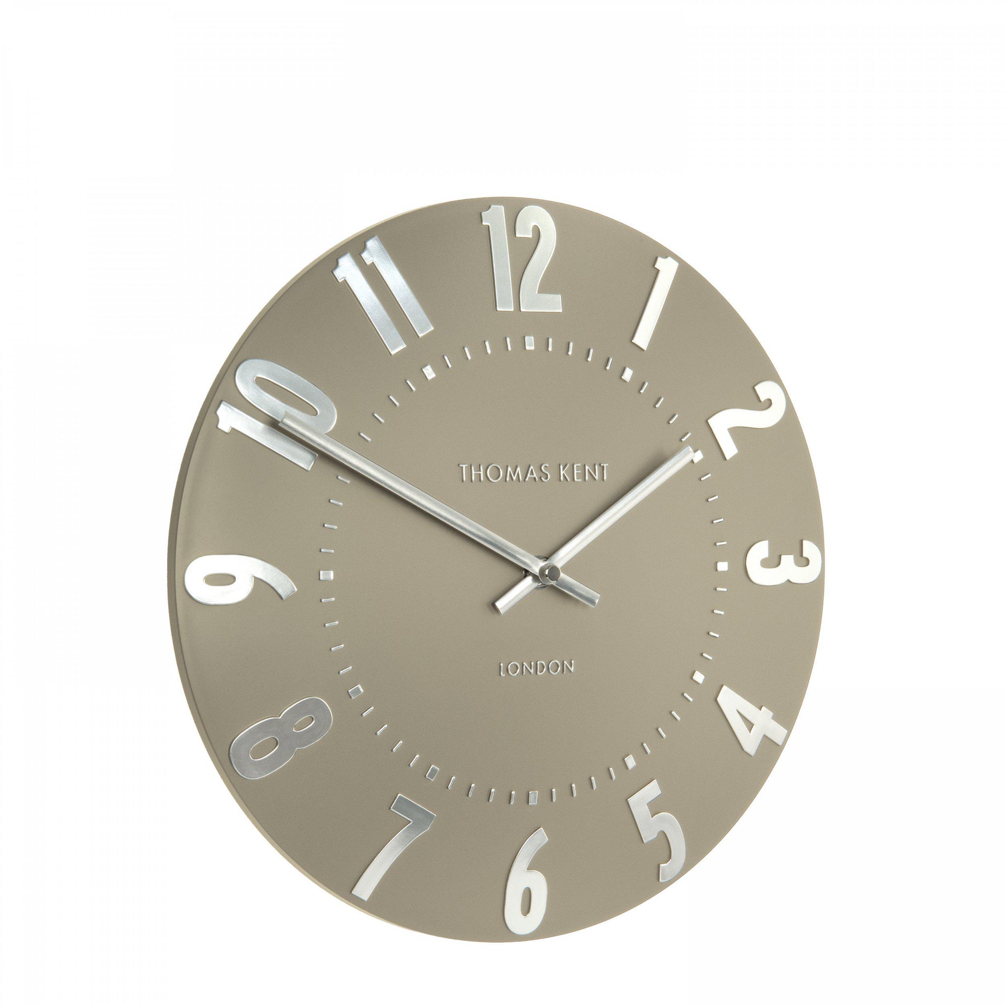 Mulberry Small Wall Clock in Mocha