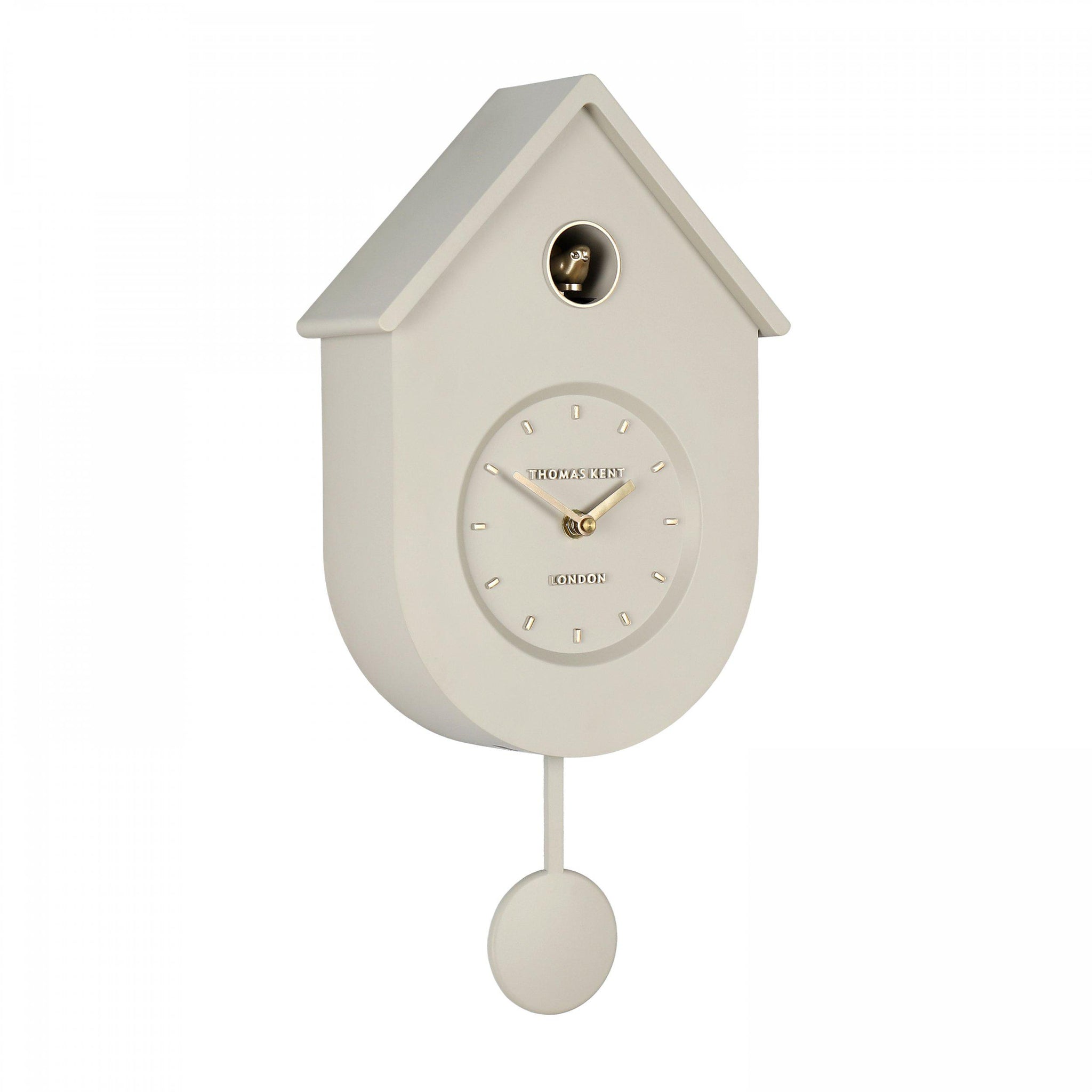Modern Cuckoo Clock – Sleek Smoke Finish with Automatic Night Mode