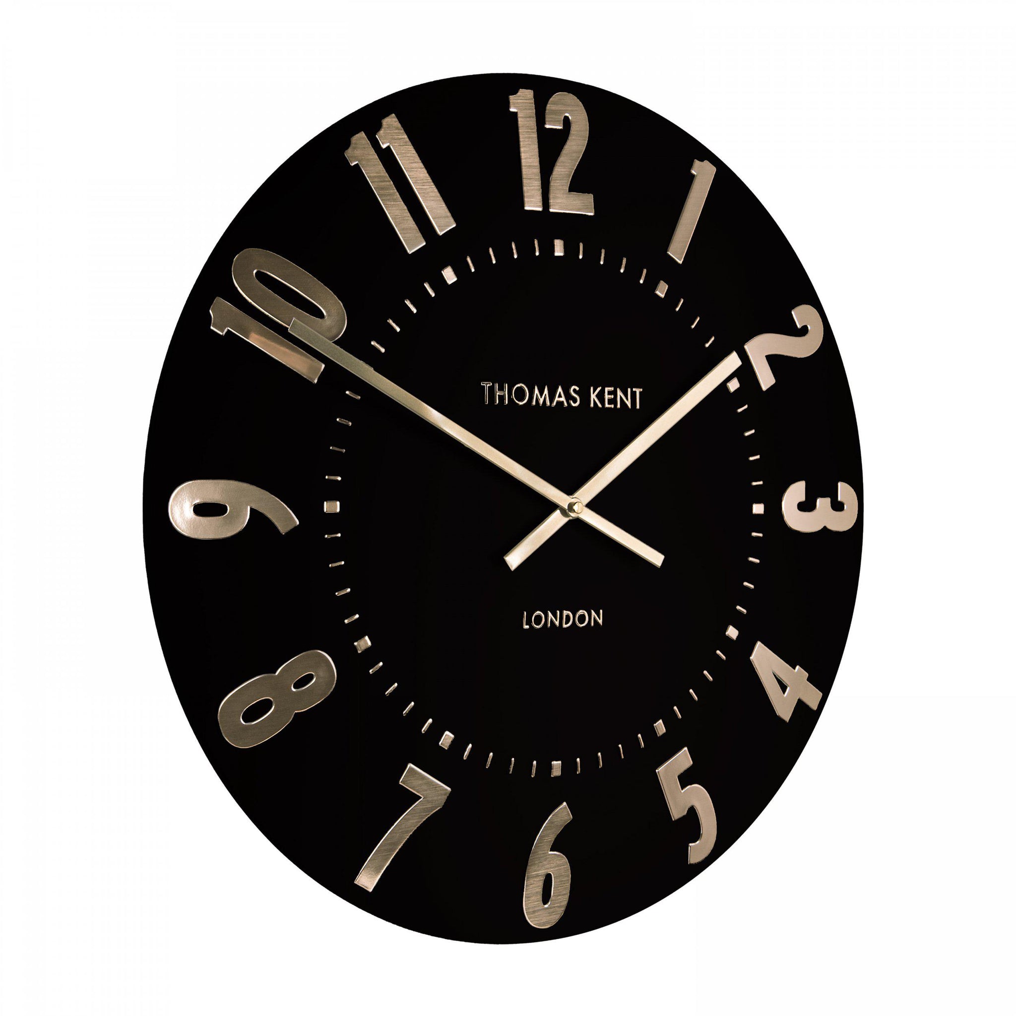 Mulberry Large Wall Clock in Noir