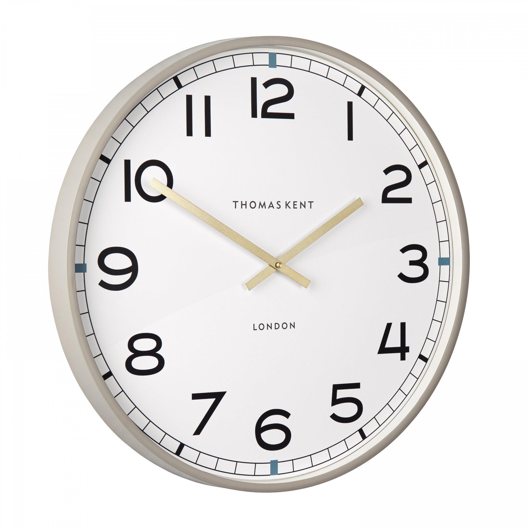 House by Thomas Kent – Crew Large Wall Clock with Slimline Grey Rim ...