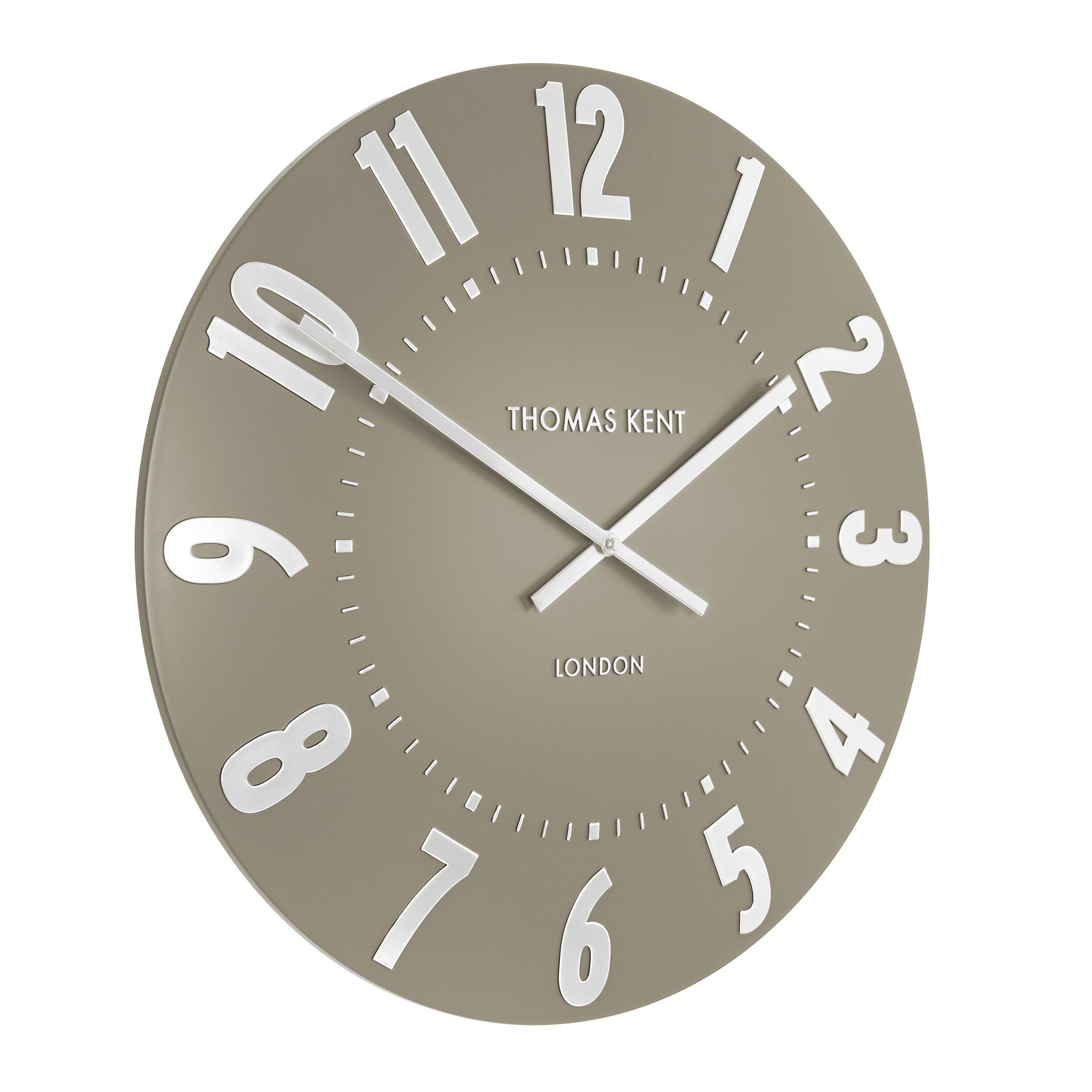 Mulberry Large Wall Clock in Mocha