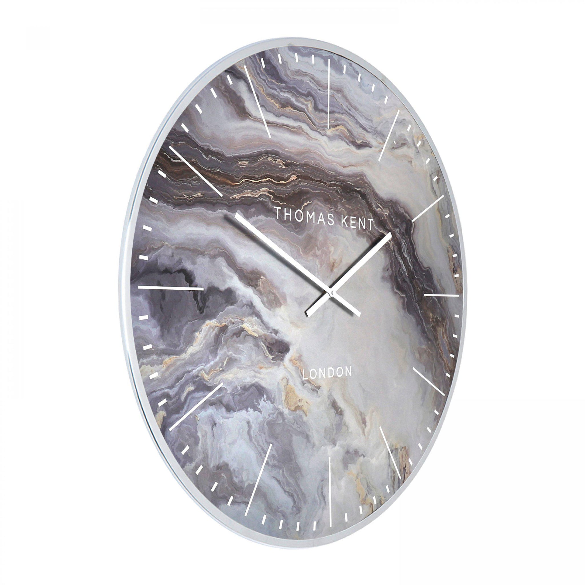 Oyster Glacier 26 inch Large Wall Clock | Thomas Kent Clocks